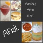 April Meal Plan - Hoosier Homemade