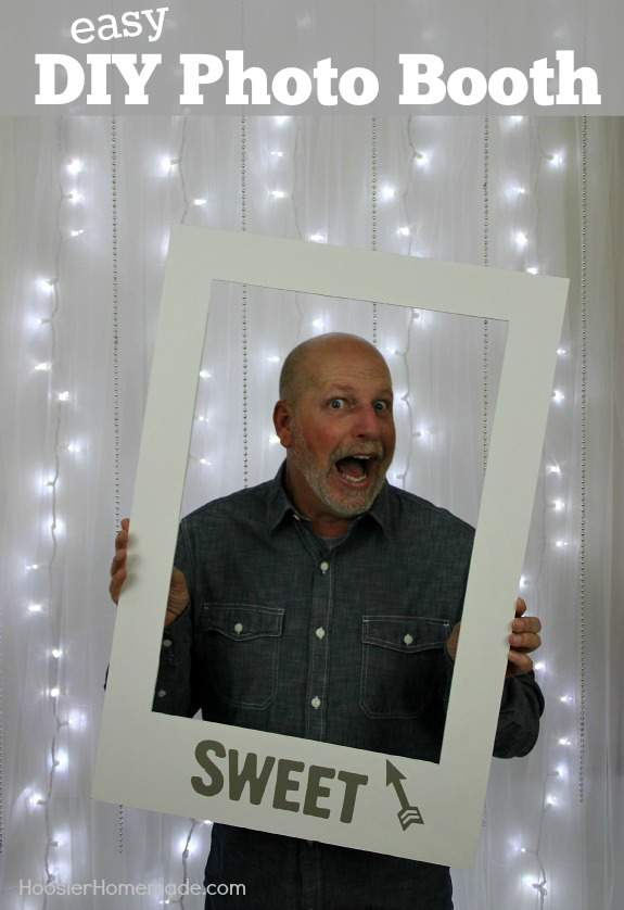 Easy DIY Photo Booth Hoosier Homemade